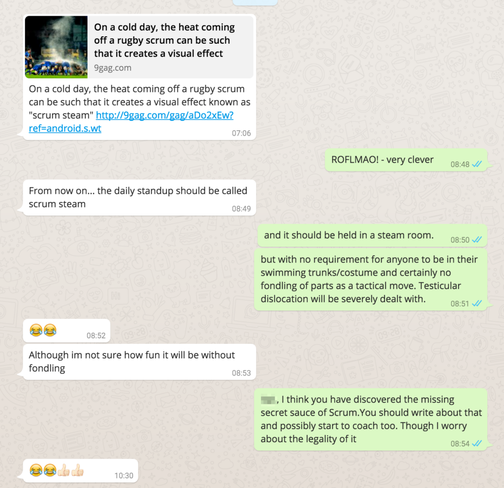 The Scrum Steam – @mhsutton